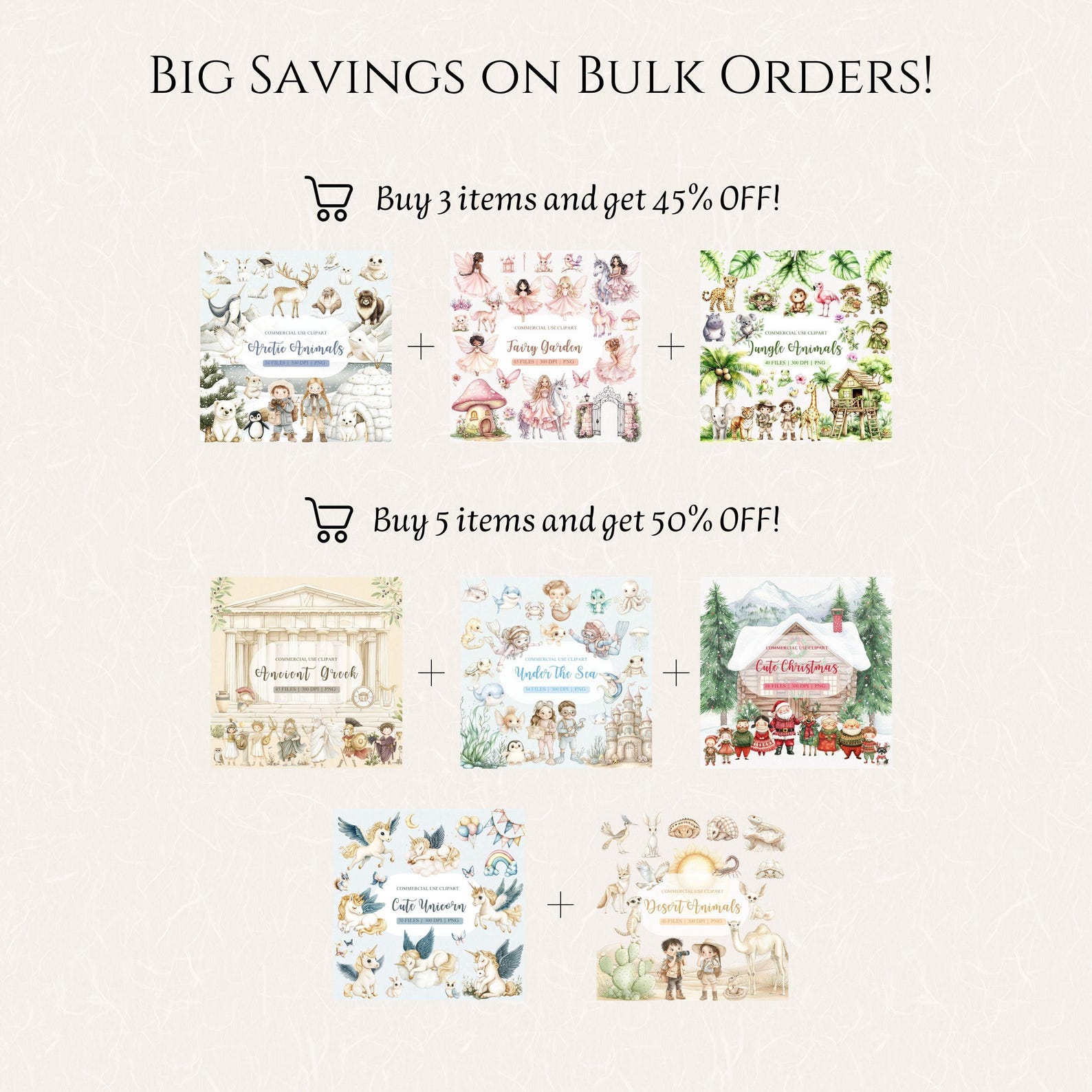 Desert Animals Watercolor Clipart, Explorers Clipart, Desert Animals ...