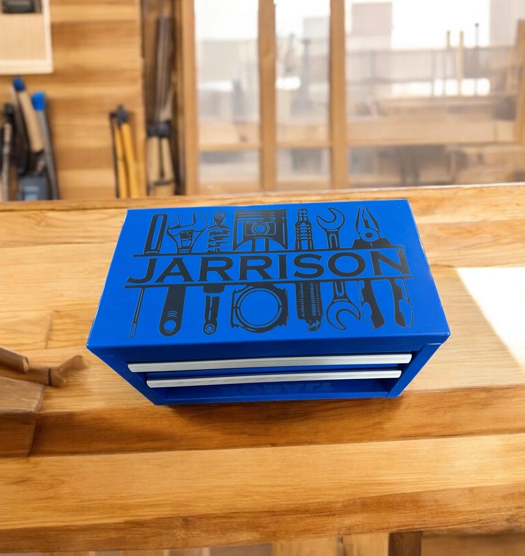 CUSTOM ENGRAVED MINI Toolbox, Gift for Teacher, Nurse, Mechanic ...