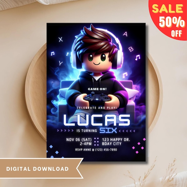 Roblox Party - Etsy