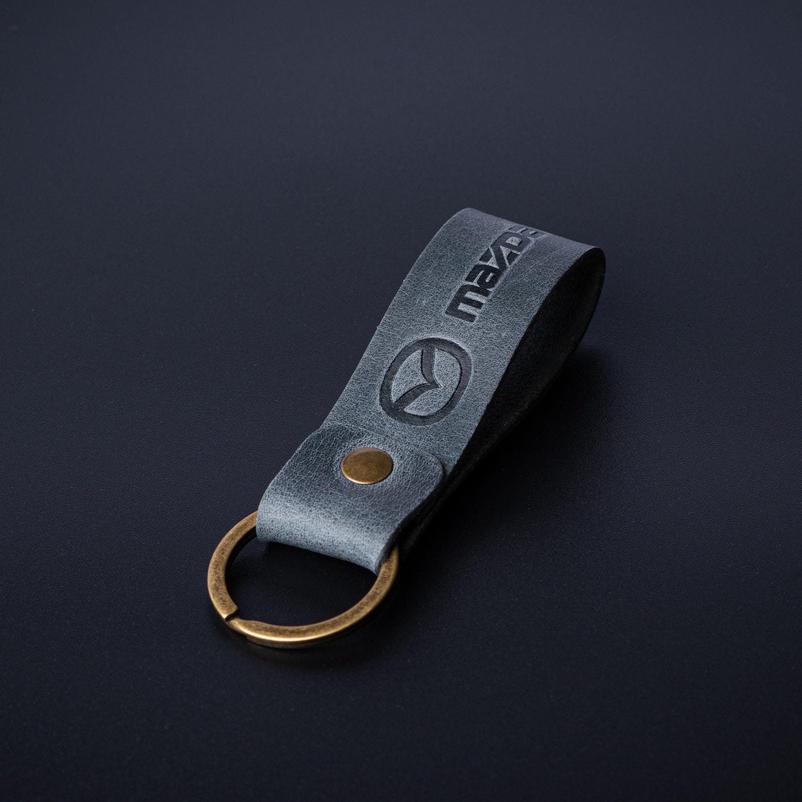 Mazda Leather Keyring Exclusive Crazy Horse or Full Grain Leather - Etsy