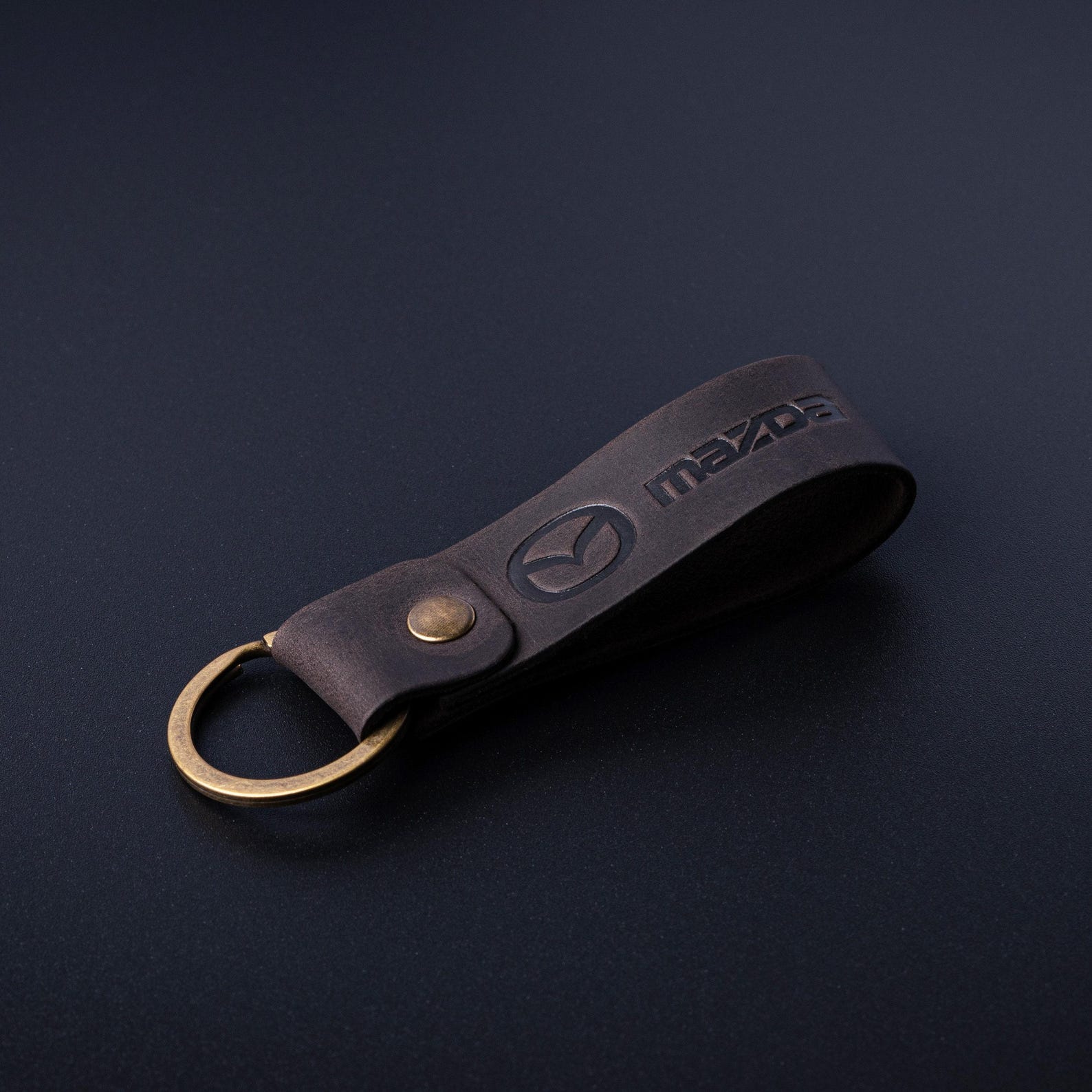 Mazda Leather Keyring Exclusive Crazy Horse or Full Grain Leather - Etsy