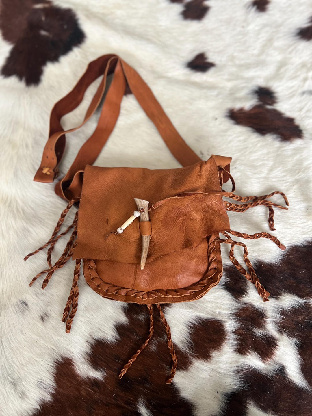 Handmade Pre-1840 Style Buckskin Possible Bag – Authentic Leather ...