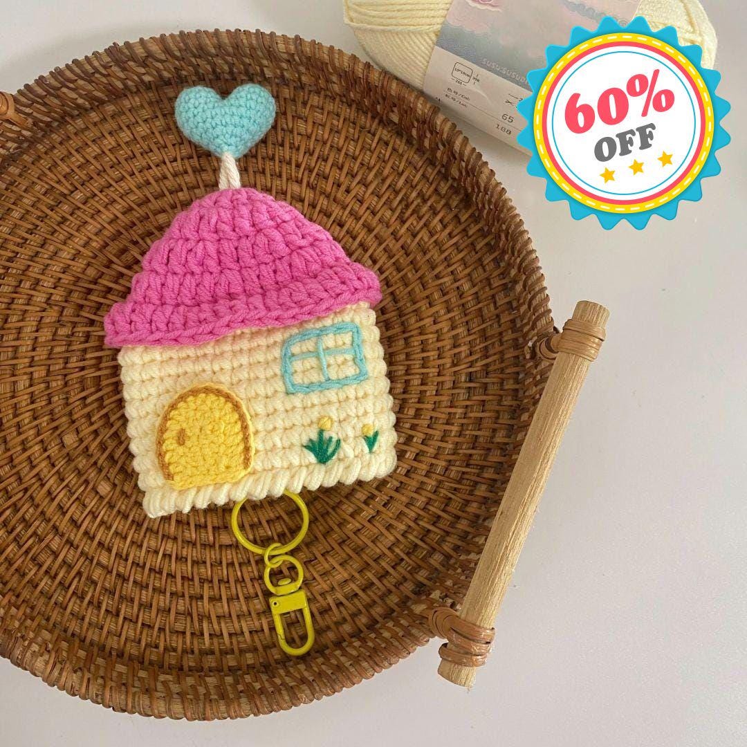 Crochet Dream House Key Cover Pattern Instant Download PDF With Step-by ...