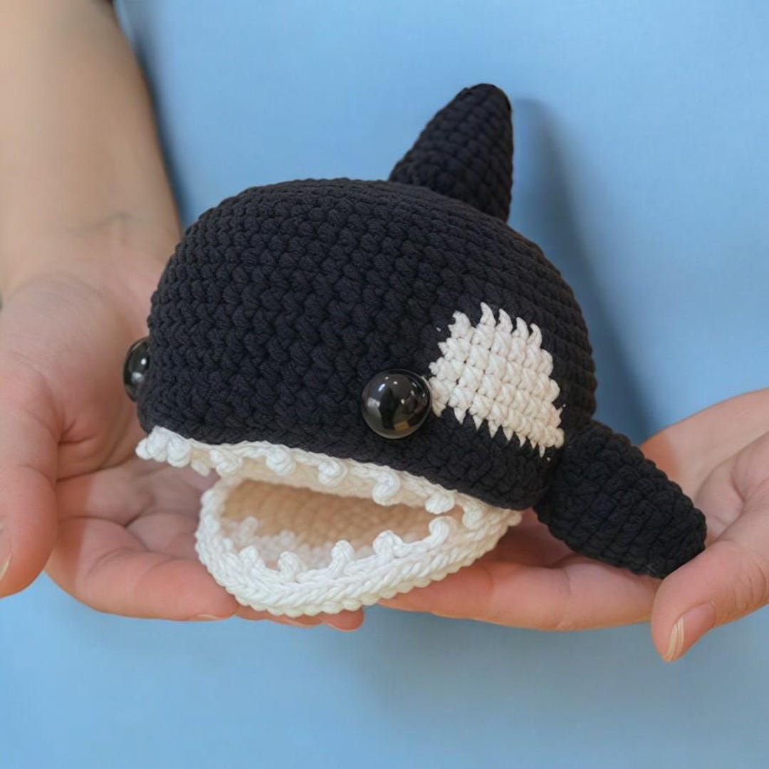 Crochet Baby Orca Whale Pattern Amigurumi PDF Crochet Pattern Instant ...