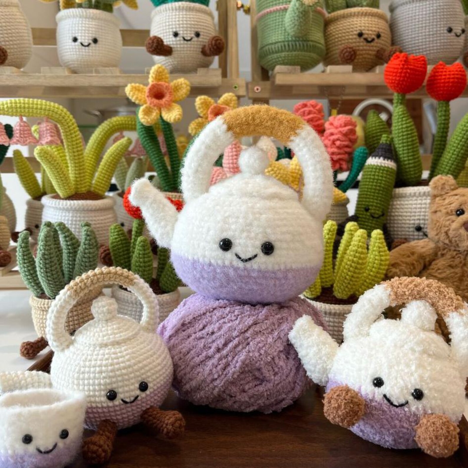 Crochet Teapot Pattern Cute Small Teapot PDF Tutorial Instant Download ...