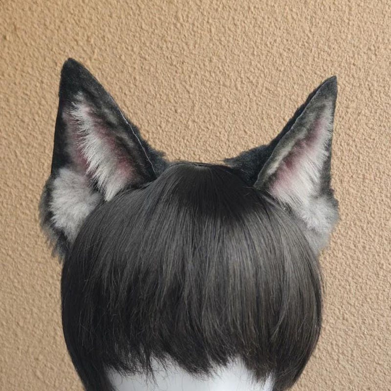 Wolf Headband Grey - Etsy