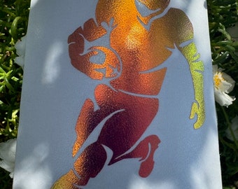 Soccer Car Decal, Athletic Car Decal, Gift for Her, Vinyl Car Decal ...