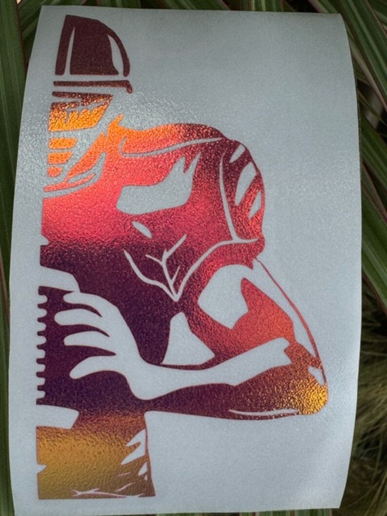 Football Car Decal, Athletic Car Decal, Gift for Her, Vinyl Car Decal ...