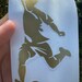 Soccer Car Decal, Athletic Car Decal, Gift for Her, Vinyl Car Decal ...