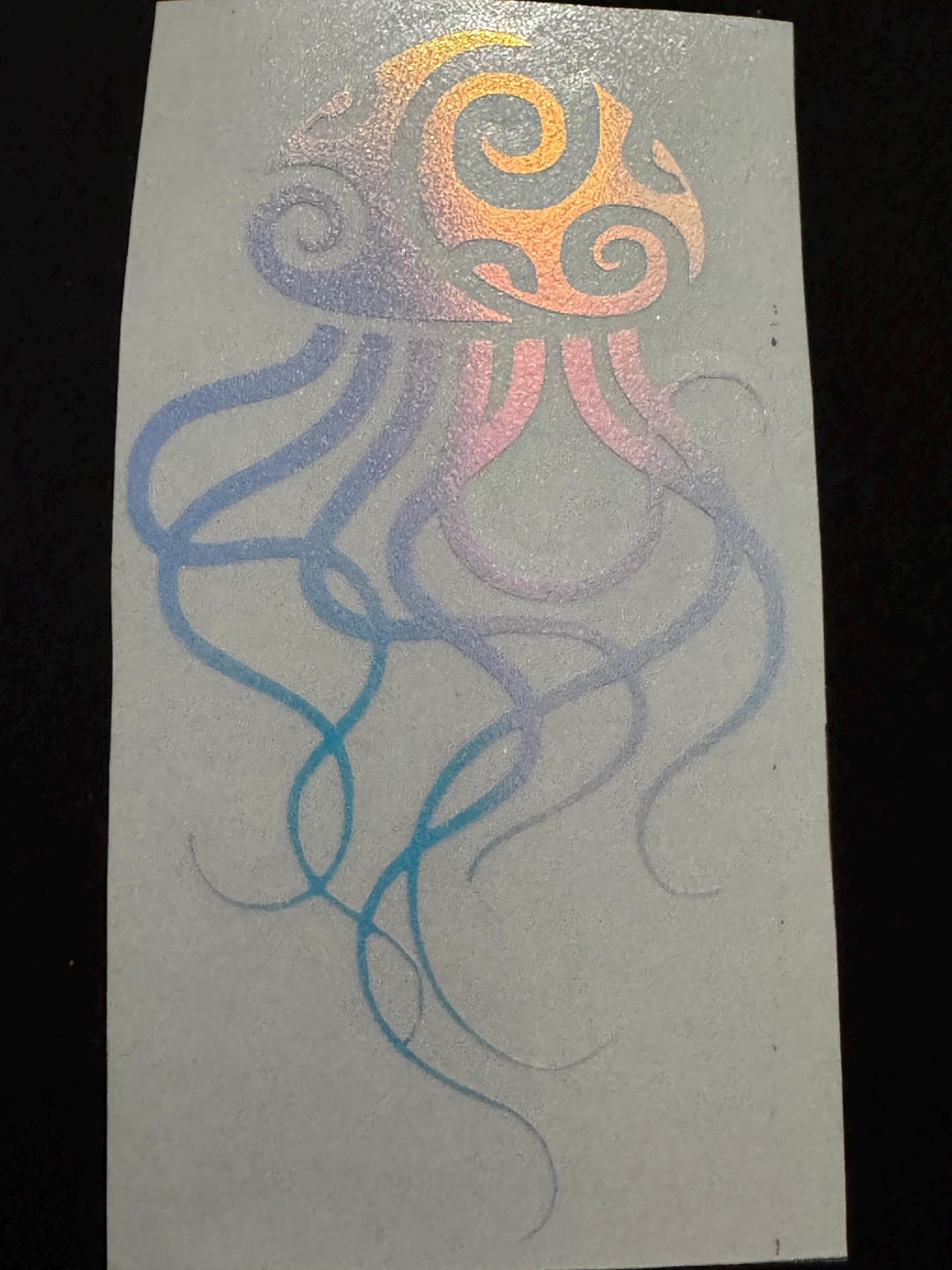 Hawaiian Tribal Car Decal, Polynesian Jellyfish, Weatherproof Vinyl ...