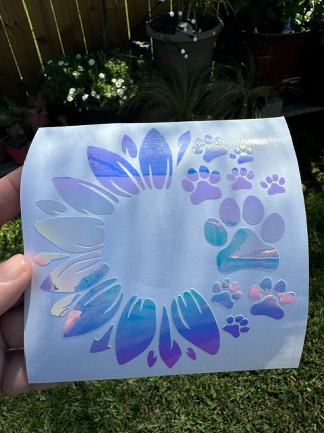 Paw Decal, Dog / Cat Print, Paw Print, Puppy, Kitten, Car Decal ...