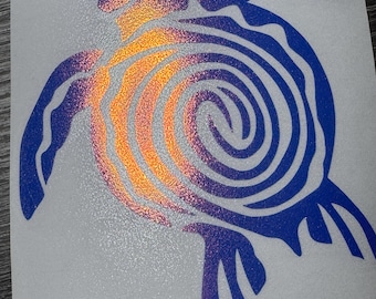Hawaiian Tribal Car Decal - Polynesian Stingray Design - Weatherproof ...