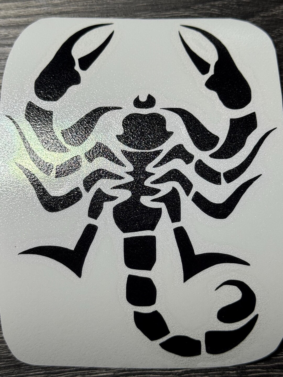 Scorpion Decal, Waterproof Decal, Car Decal, Laptop Decal, Holographic ...