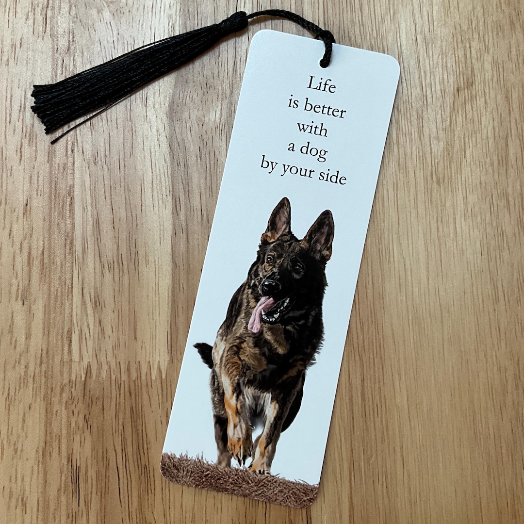 Dog Bookmark - German Shepherd Dog - Etsy
