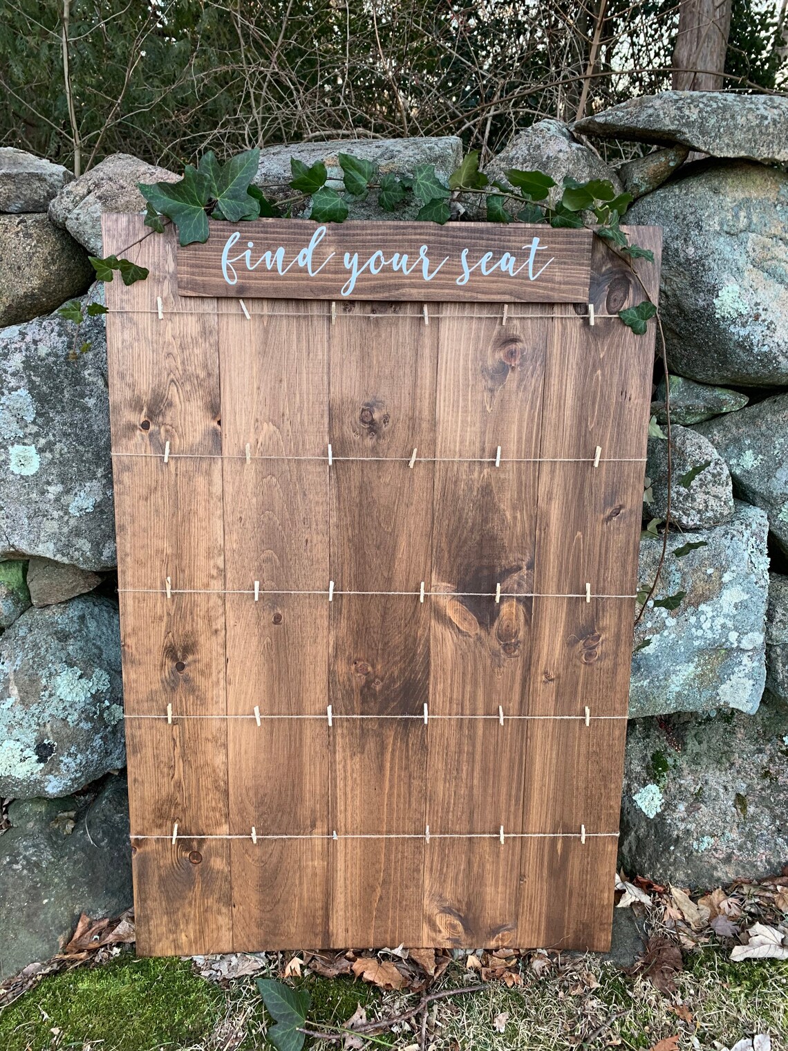 30 Table Find Your Seat Board / Table Assignment Board / Guest Seating ...