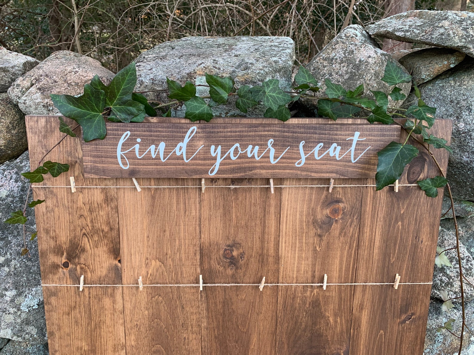 30 Table Find Your Seat Board / Table Assignment Board / Guest Seating ...