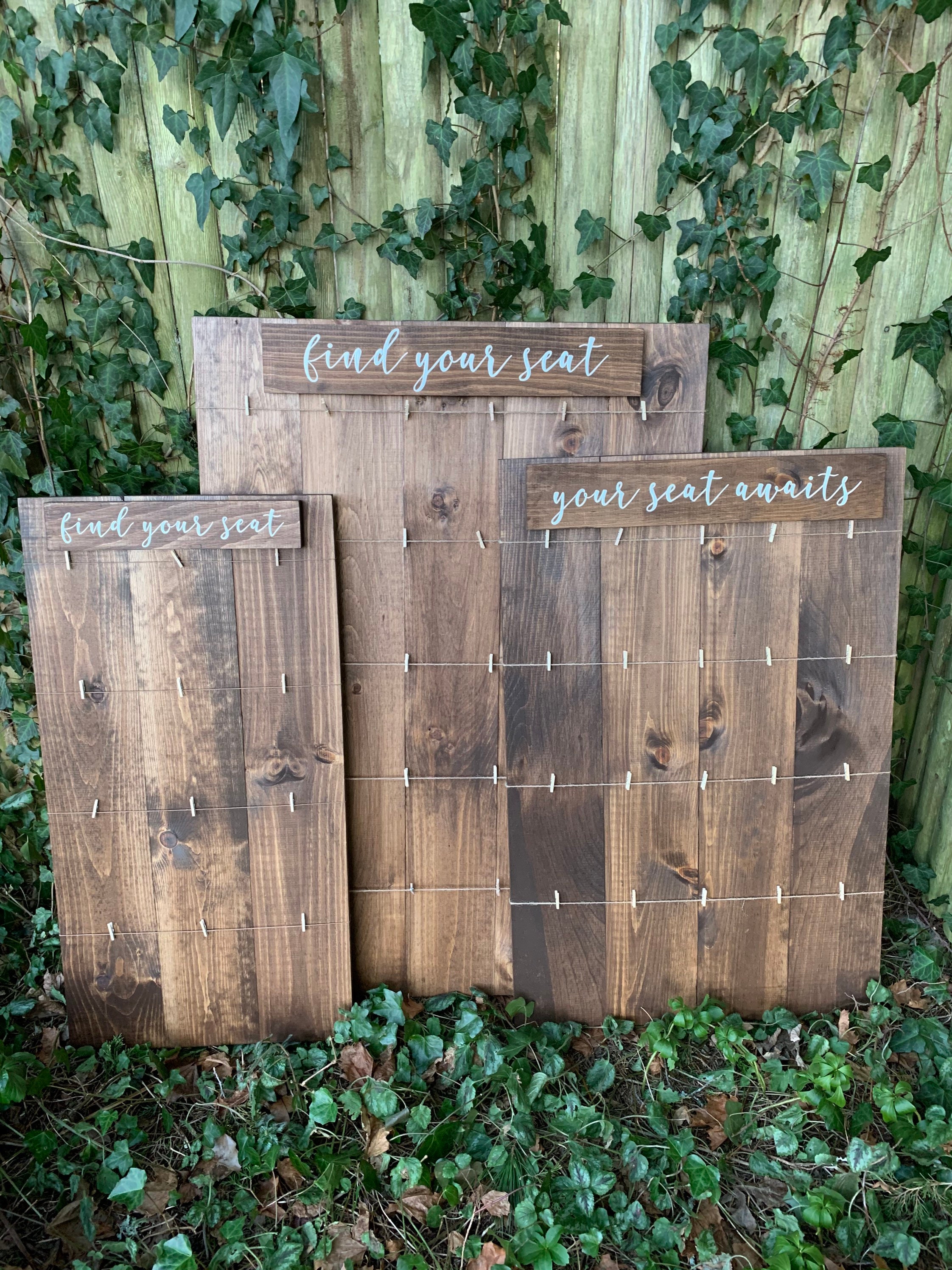 30 Table Find Your Seat Board / Table Assignment Board / Guest Seating ...