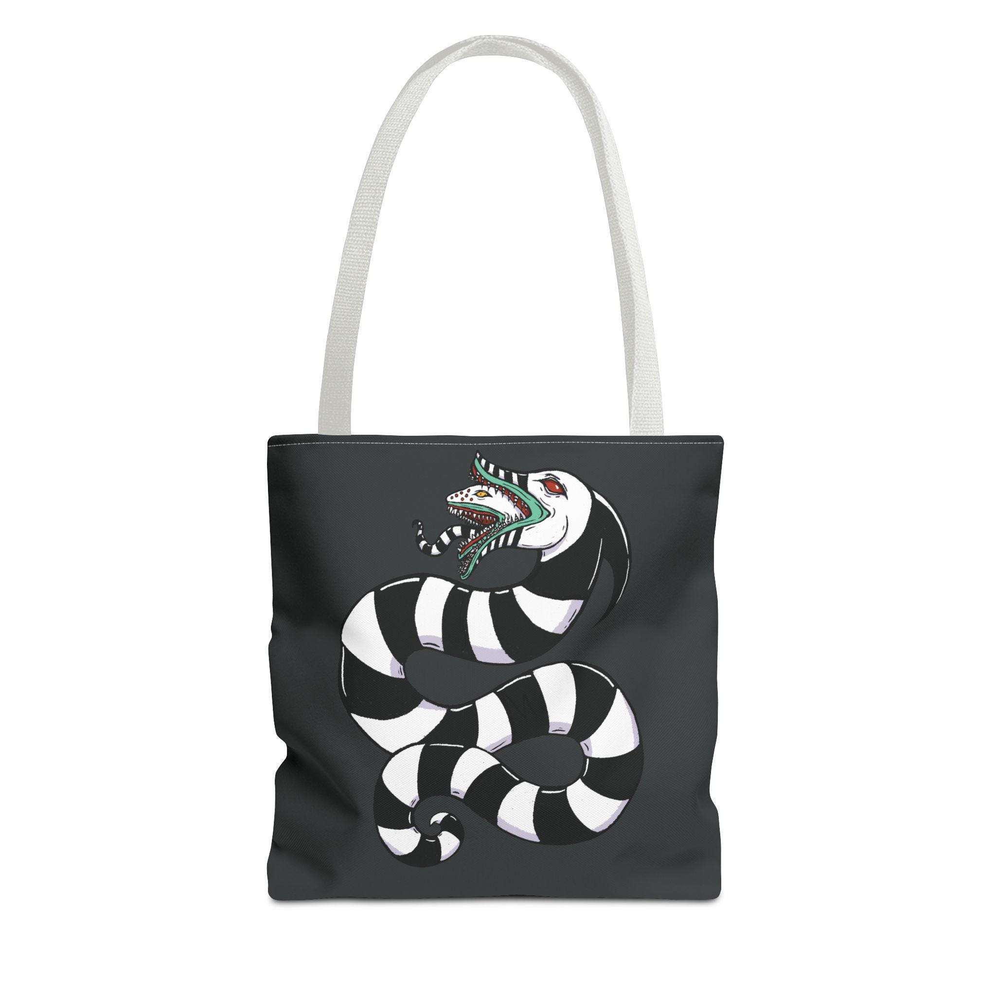 Beetlejuice Sandworm Tote Bag Spooky Fall Accessories, Gift for Trick ...