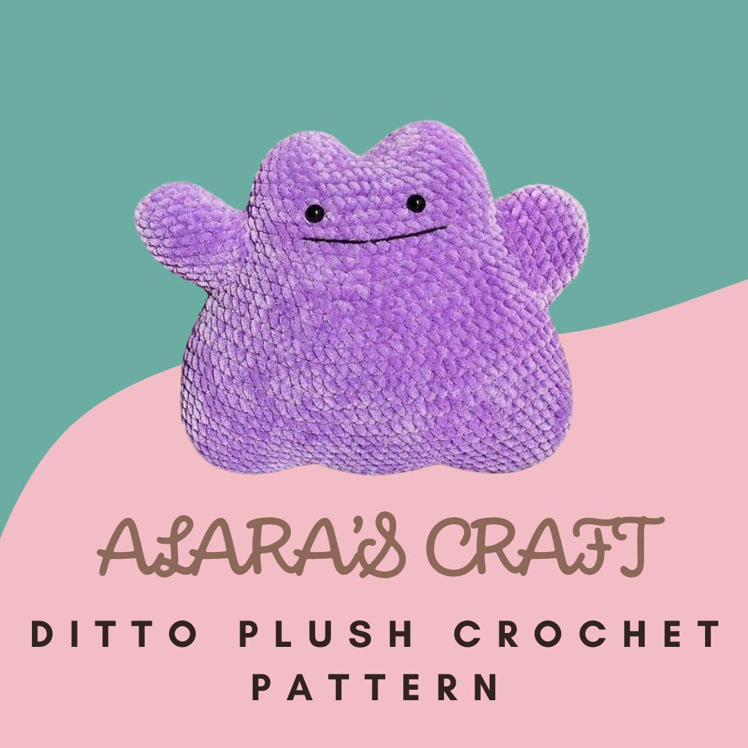 Ditto Plush Crochet Pattern - Etsy