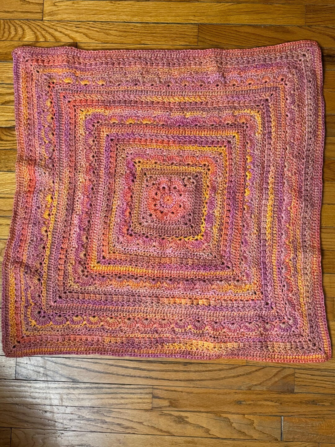 Crochet Baby Afghan: Handmade Yarn Blanket, 32x32 Inches - Etsy