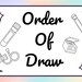 Digital Order of Draw Flash Cards - Etsy