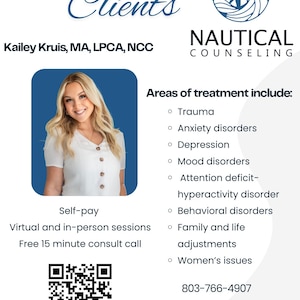 Customizable Canva Template - Accepting New Clients Therapy Private ...