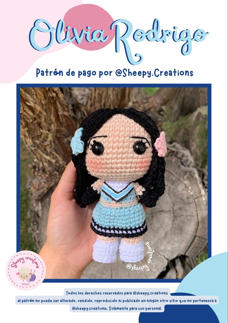 Olivia Rodrigo Crochet Pattern - Etsy México