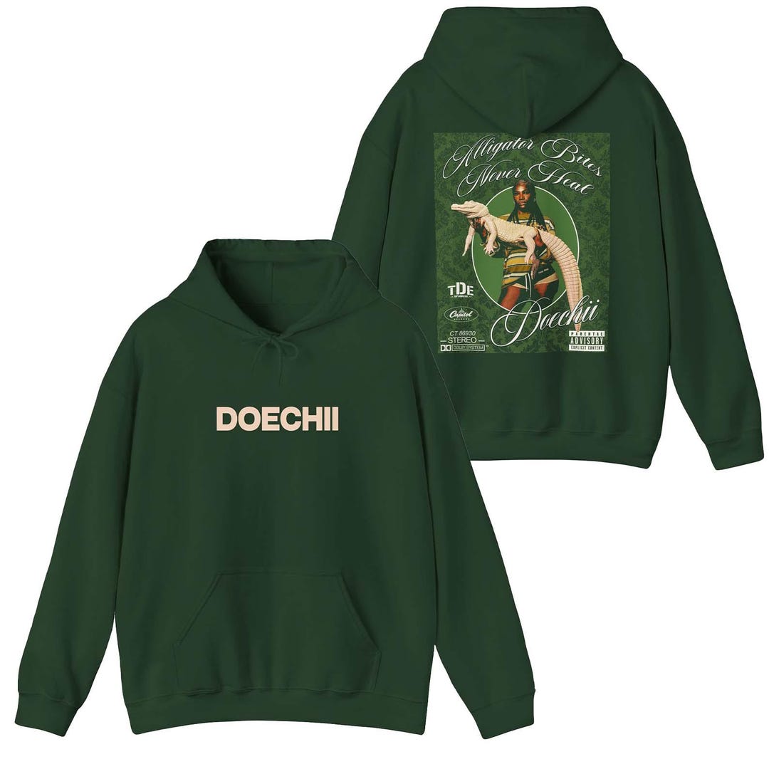 DOECHII Hoodie, Doechii Swamp Princess Concert Light Sand Pullover Merch for Unisex Mens Womens ...