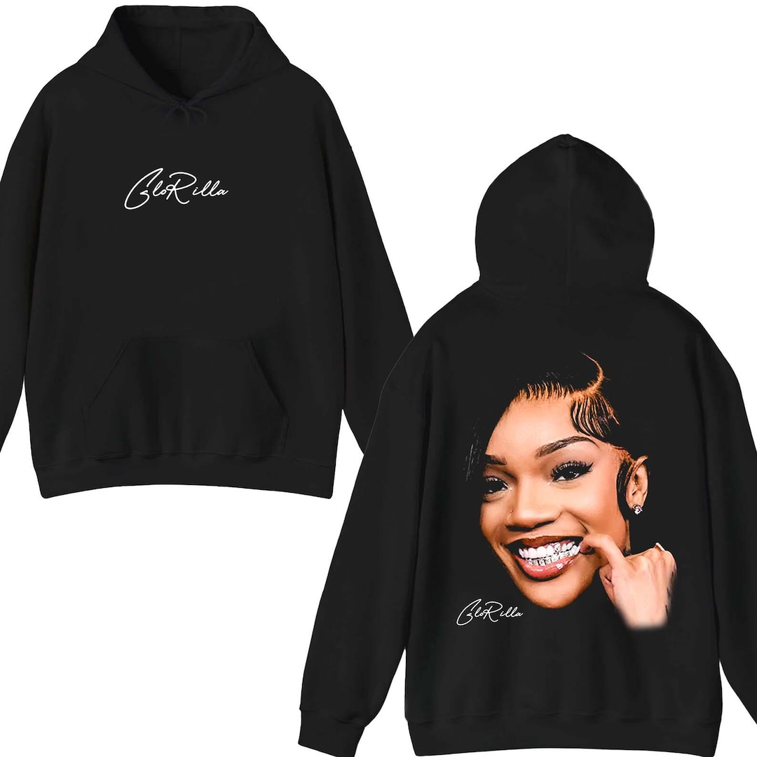 Glorilla Vintage Style 90's Bootleg Hoodie, Glorilla Rapper Sweatshirt ...