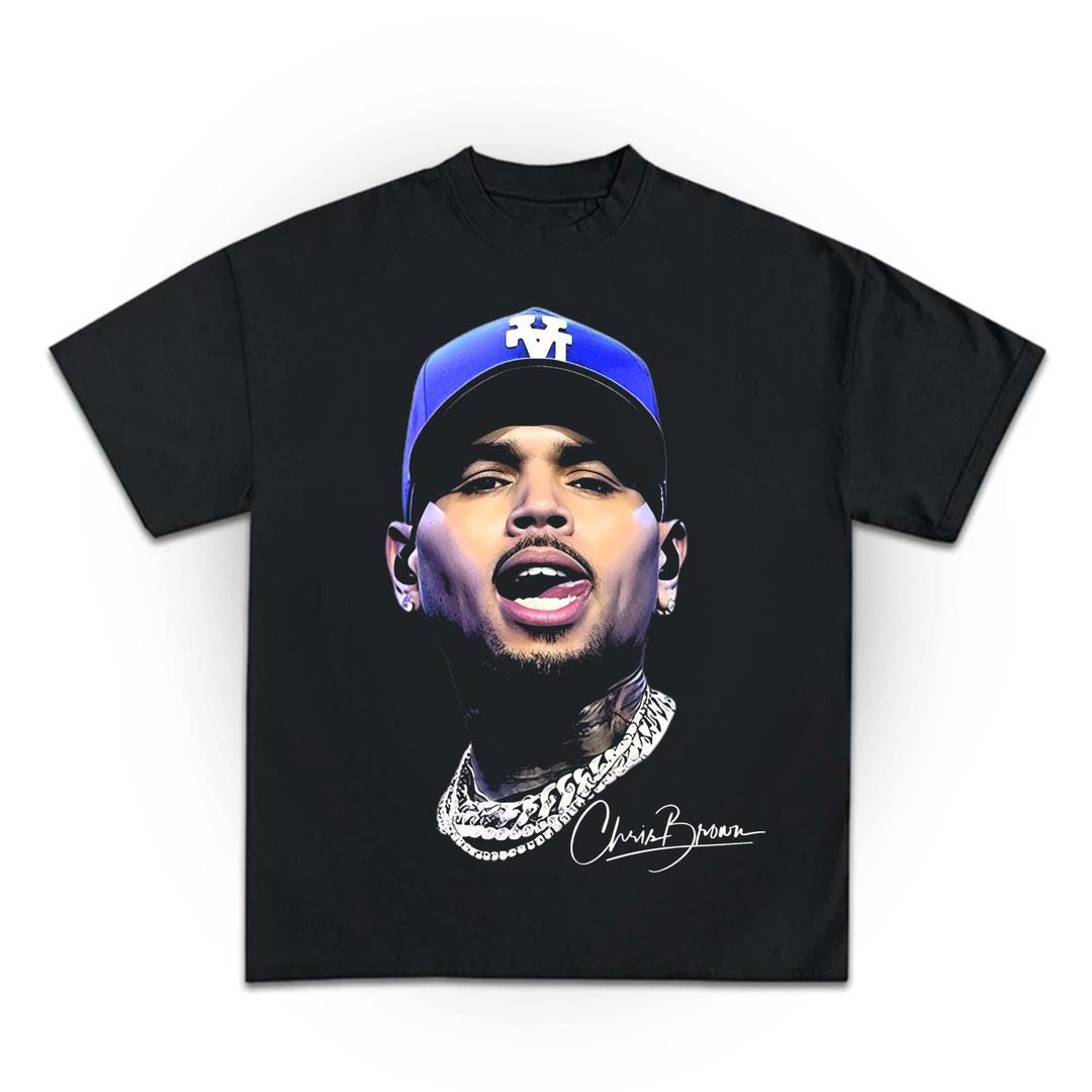 The Face of Breezy Chris Brown Shirt, Rnb Merch, Chris Brown Fan Club ...