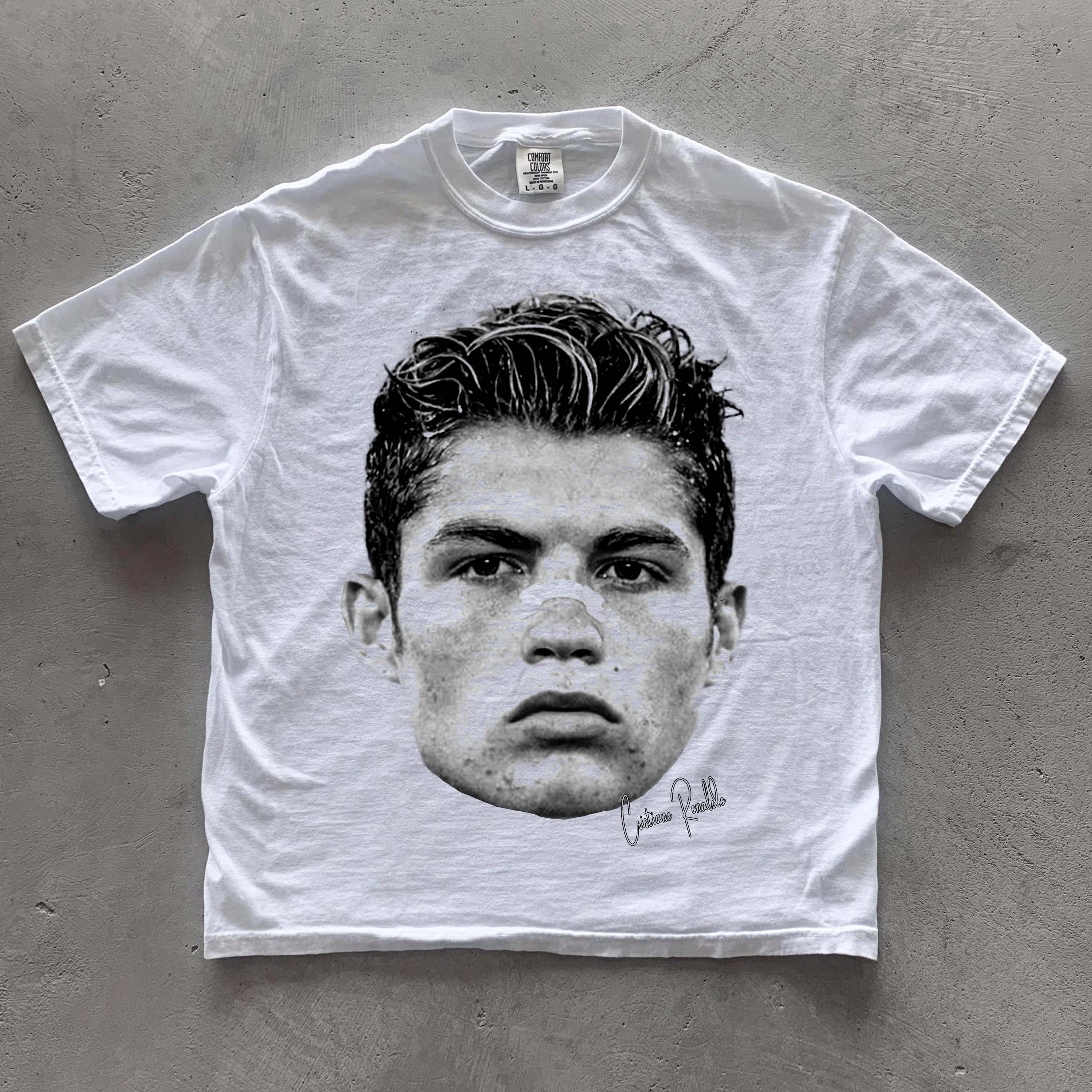 Cr7 Cristiano Ronaldo Face Tee Graphic Tee - Etsy