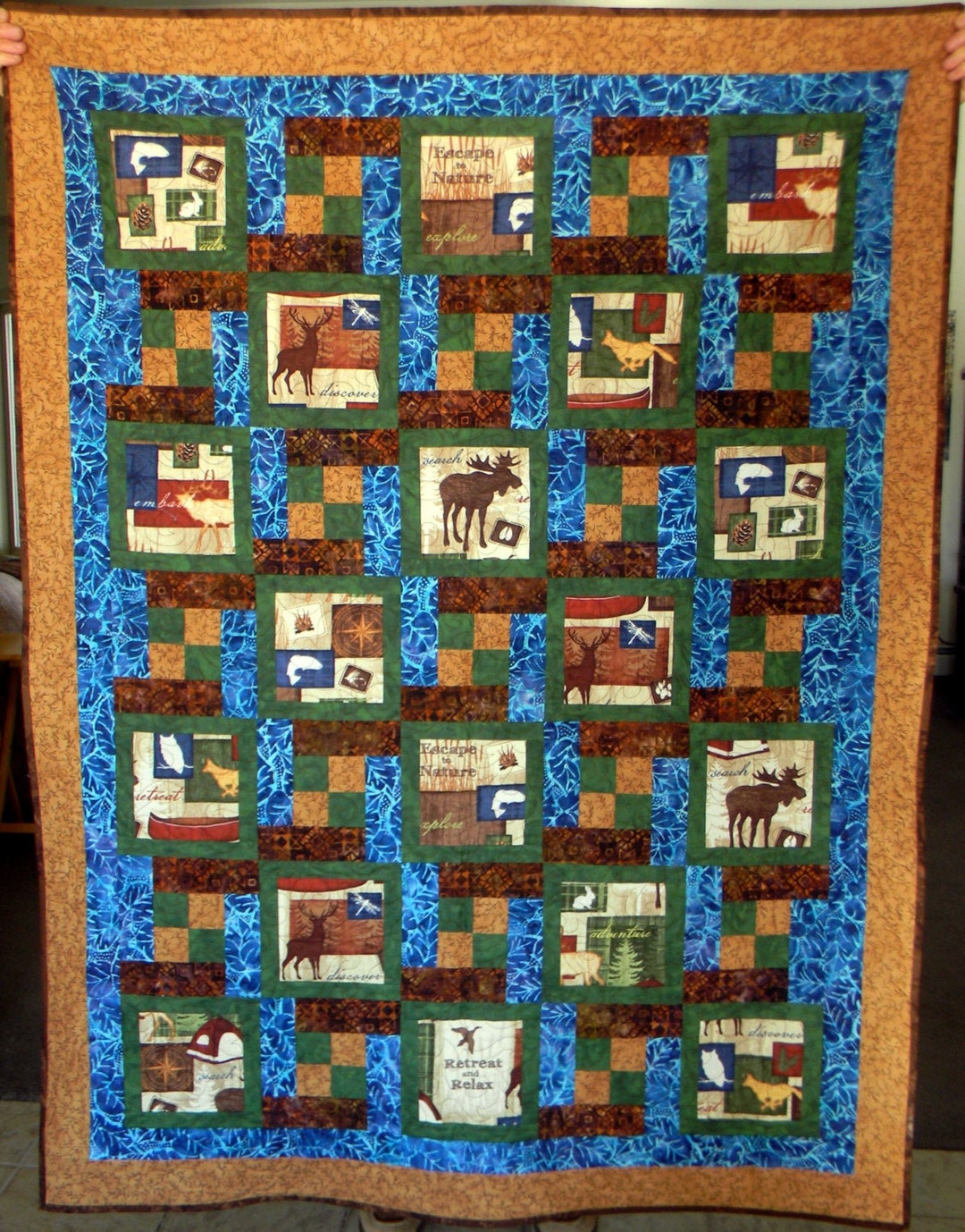 PDF: 5 YARD Everyday Quilt Pattern & Bonus Pillow Traditional - Etsy