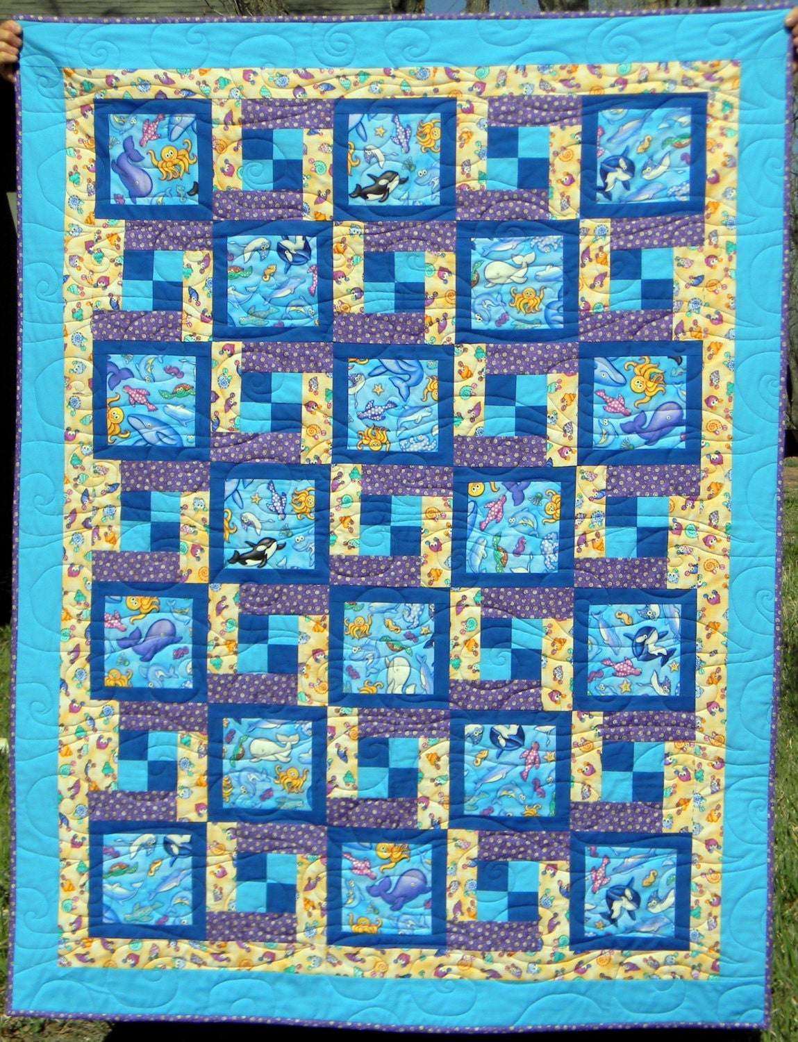 PDF: 5 YARD Everyday Quilt Pattern & Bonus Pillow Traditional - Etsy