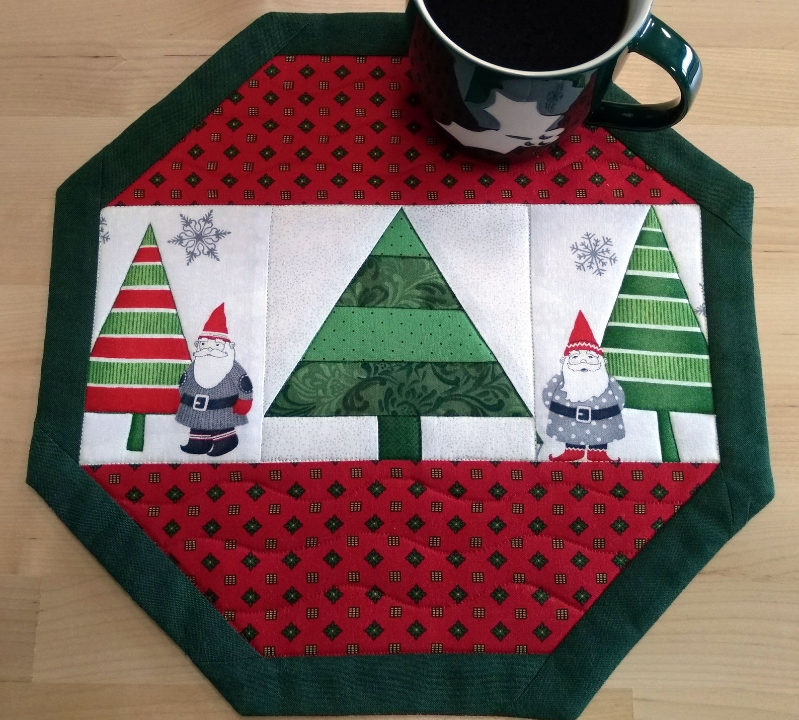 PDF: 9 Designs, Last Minute Centerpiece (place Mat) Pattern, NO Binding ...