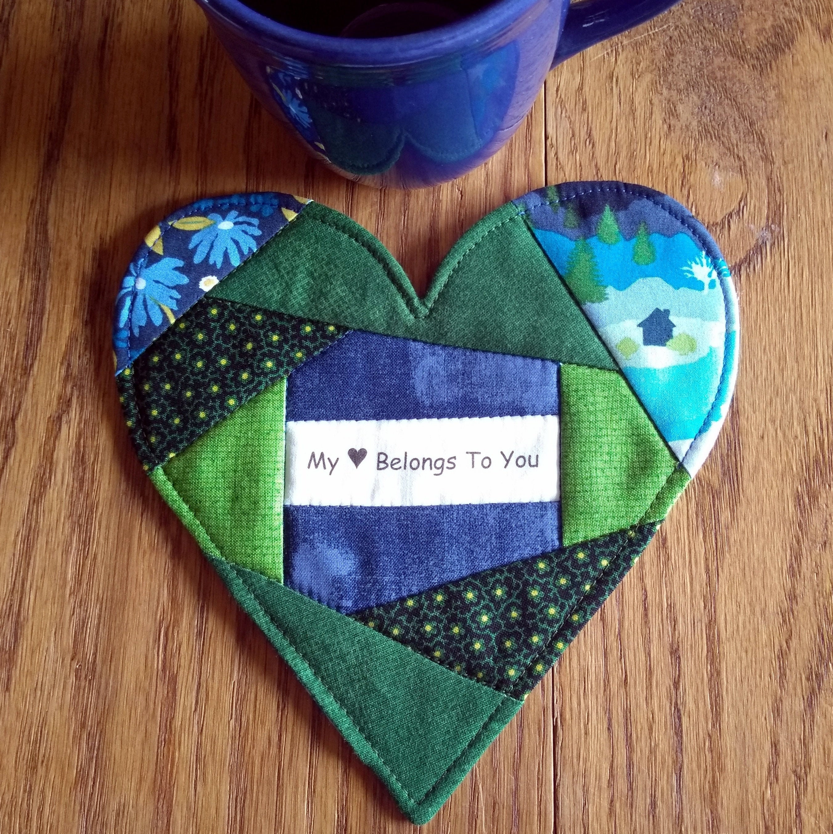 PDF: Heart Mug Rug 58 Love Notes PLUS Bonus Christmas - Etsy Canada