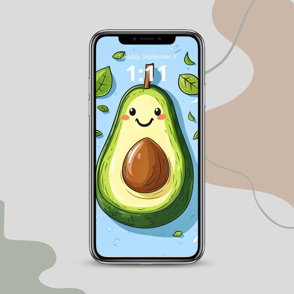 Avocado Wallpaper - Etsy