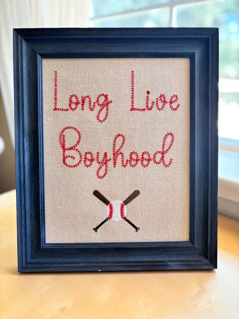 Long Live Boyhood Sign Embroidered Baseball Nursery Decor Etsy long-live-boyhood-sign-embroidered-baseball-nursery-decor-etsy