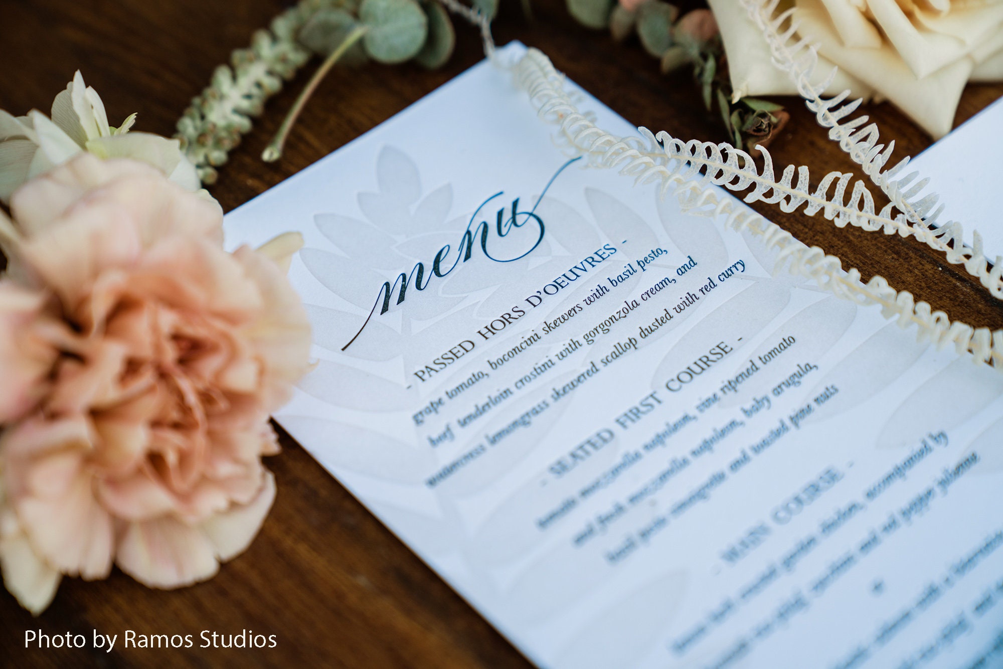 Letterpress Menus - Etsy