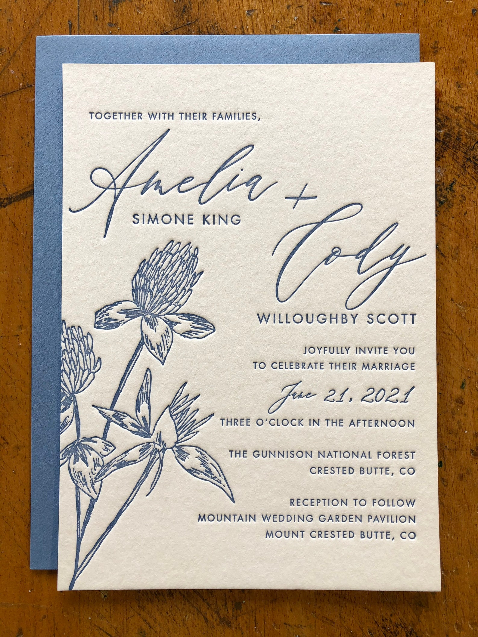 Letterpress Wedding Invites - Etsy