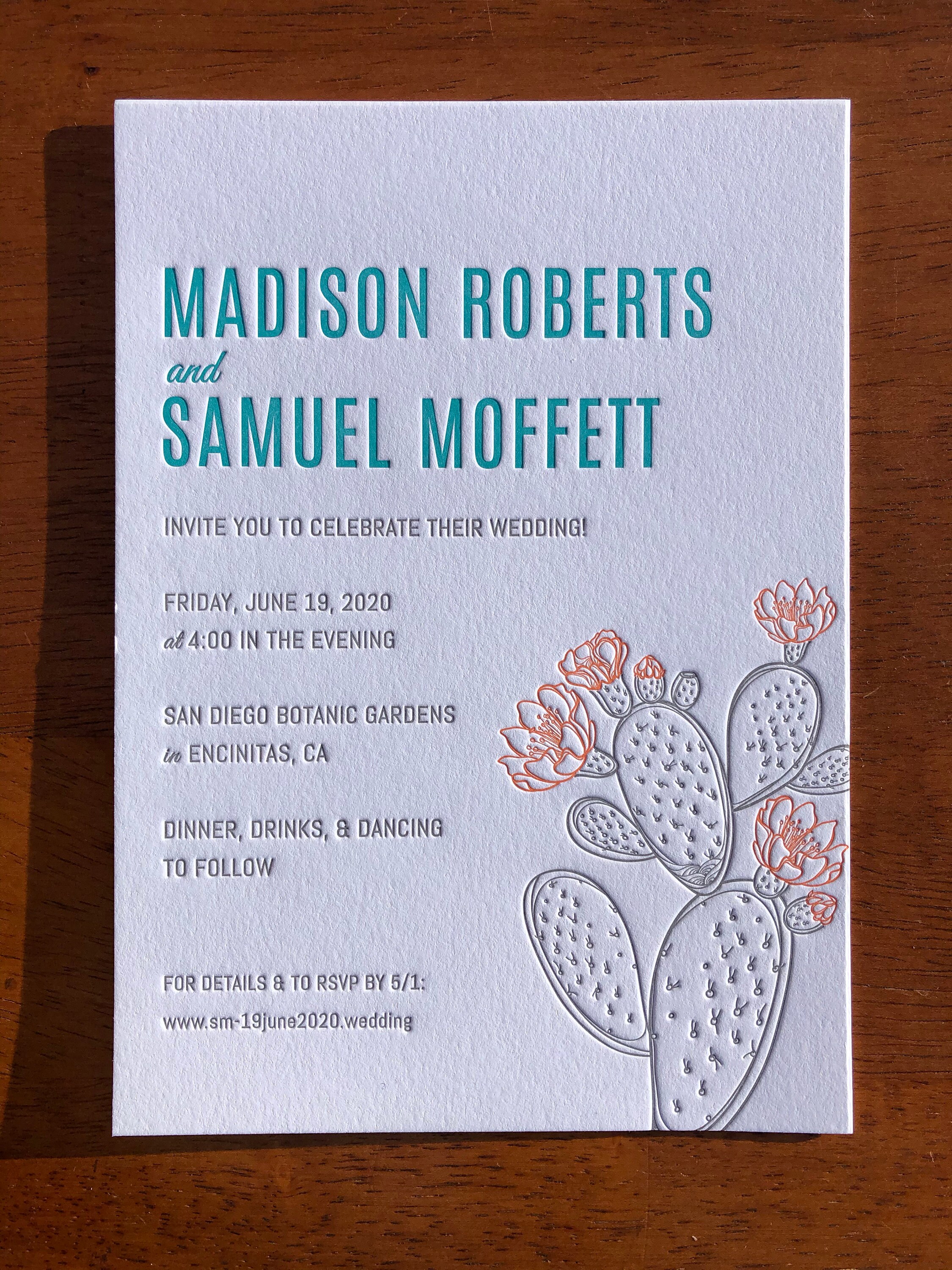 Desert Theme Wedding Invitation Set | Etsy