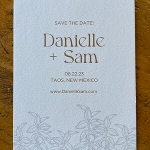 Agave Flower Letterpress Wedding Invites - Etsy