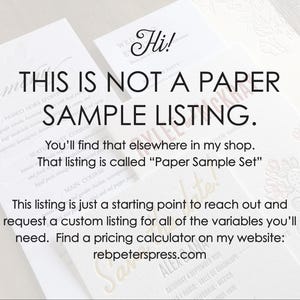 Agave Flower Letterpress Wedding Invites - Etsy