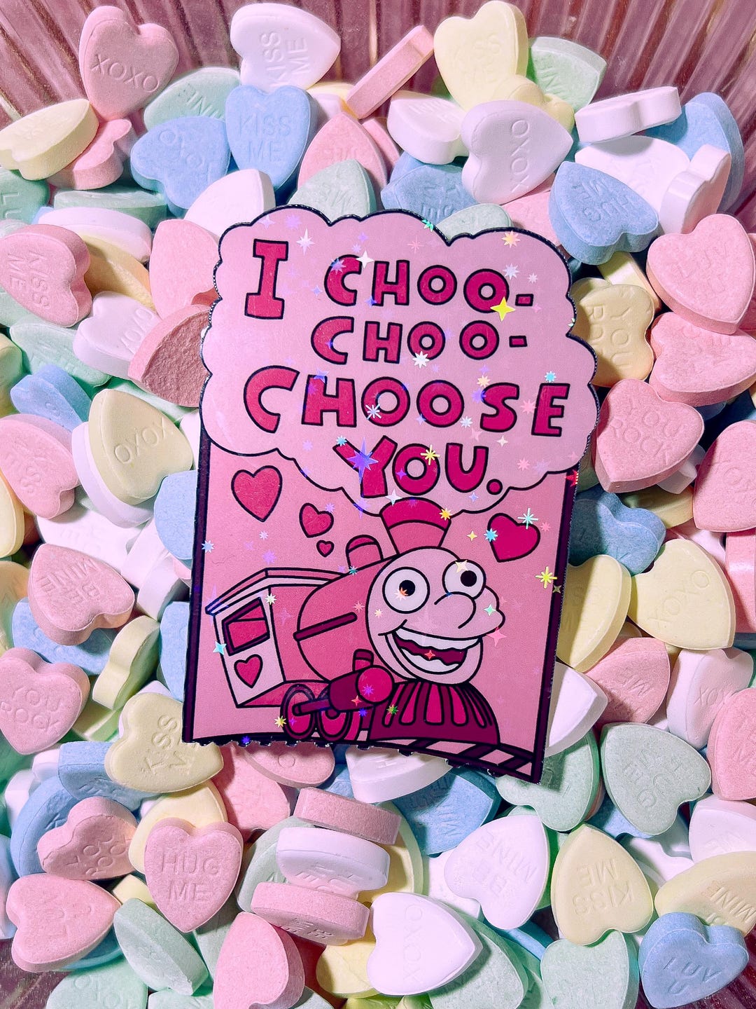 I Choo-choo Choose You Sticker, Cartoon, Waterproof Sticker, Vinyl ...