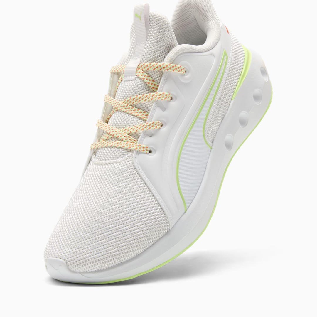 Retro Inspired Puma White Fizzy Apple SOFTRIDE Unisex Athletic Running ...