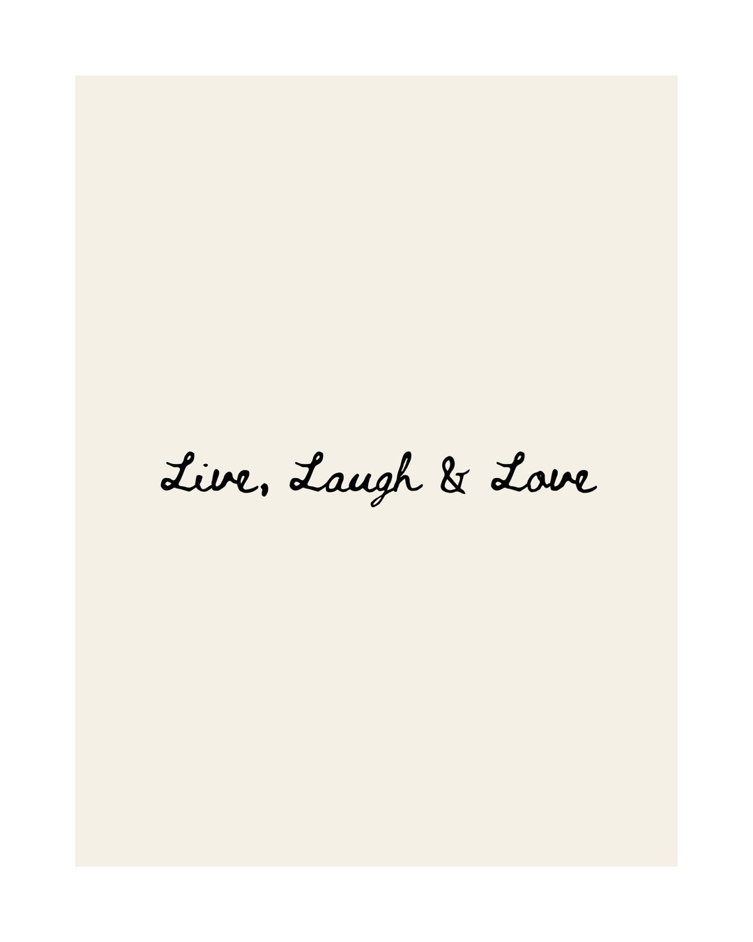 Live, Laugh Love Print - Digital - Etsy