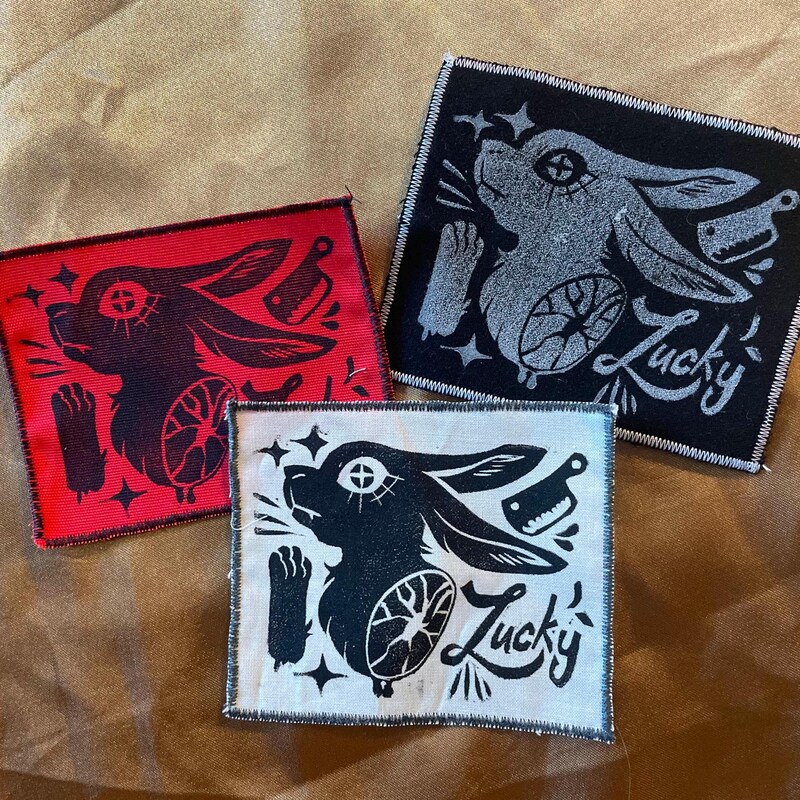 Rabbit Patches - Etsy