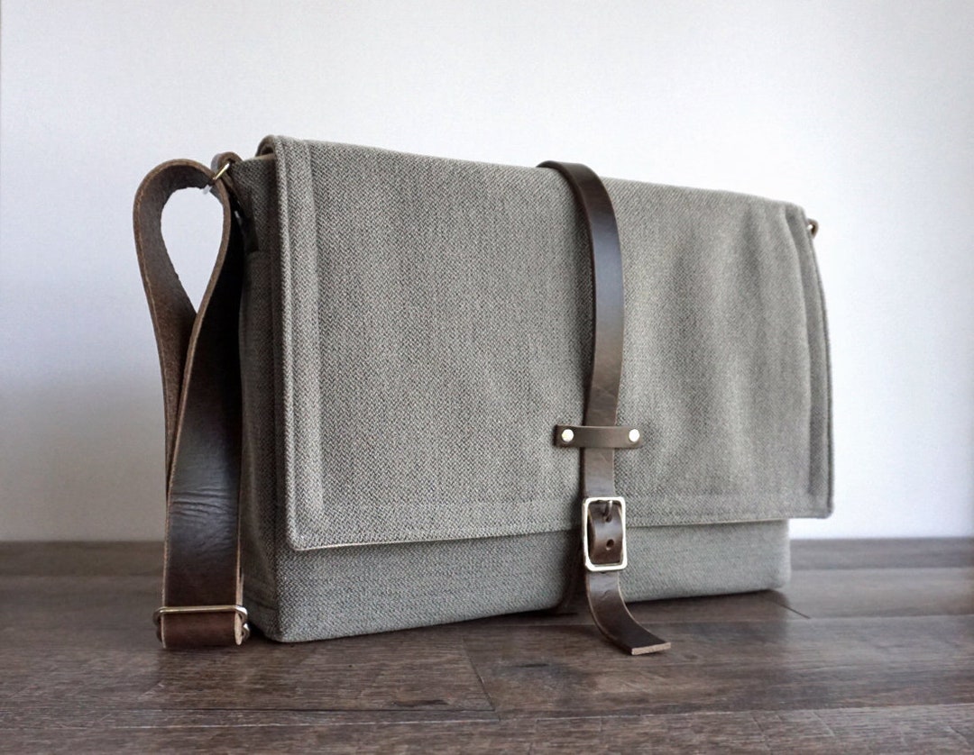 13" / 15" MacBook Pro Retina Messenger Bag - Medium Gray - Etsy