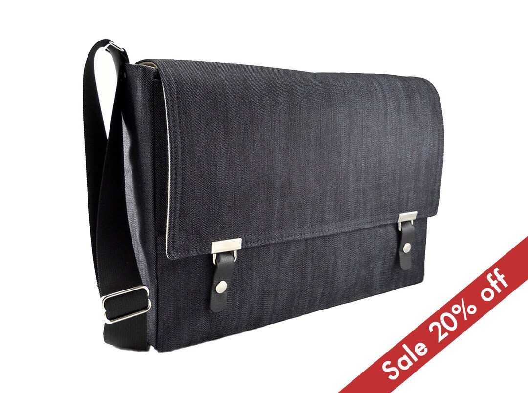 11" MacBook Air Messenger Bag - Dark Denim - Etsy