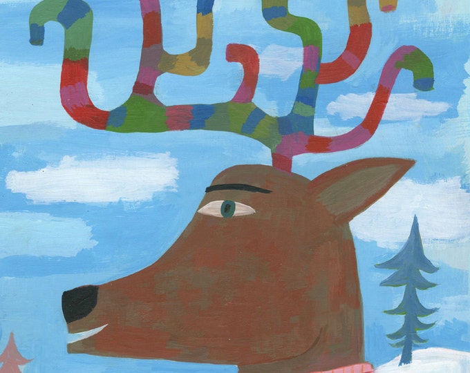 Rainbow Reindeer Illustration for Martha Stewart Kids Magazine by Calef ...