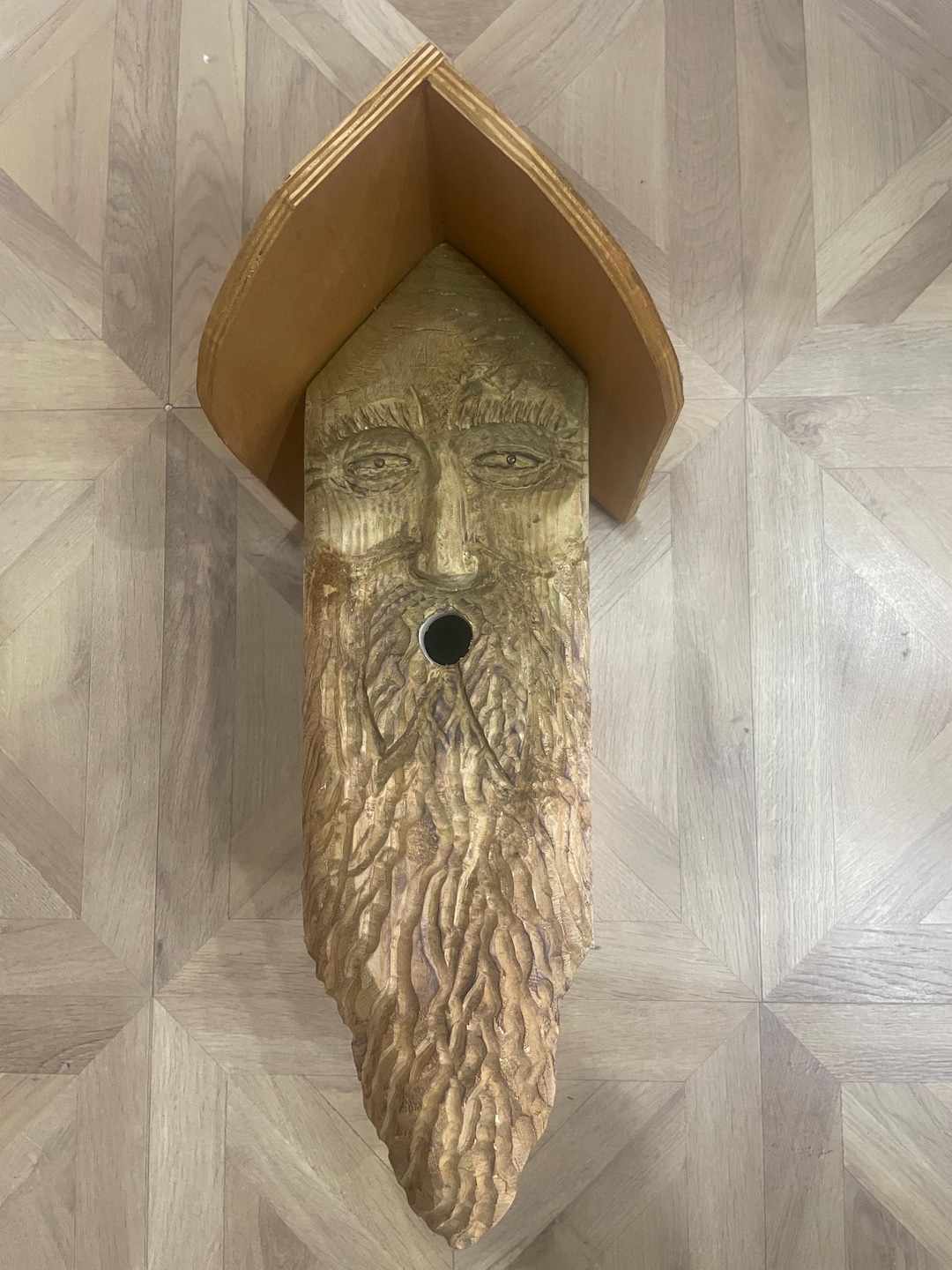 Handmade Wood Spirit Bird House - Etsy
